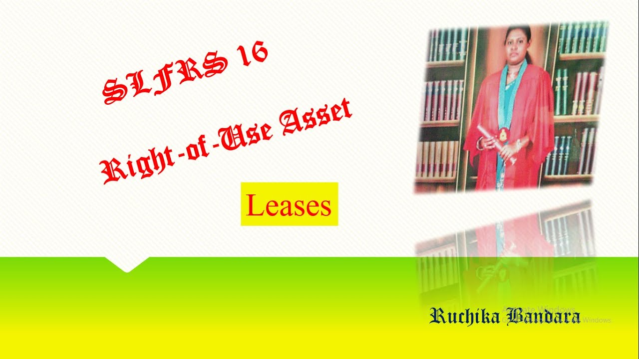 SLFRS 16 (Leases) - YouTube