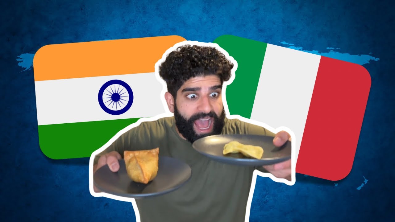 Indian Samosa 🇮🇳 vs Italian Samosa 🇮🇹 - YouTube