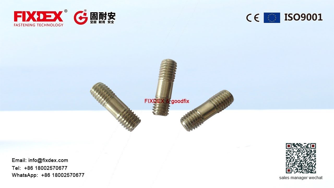 double end threaded rod - YouTube