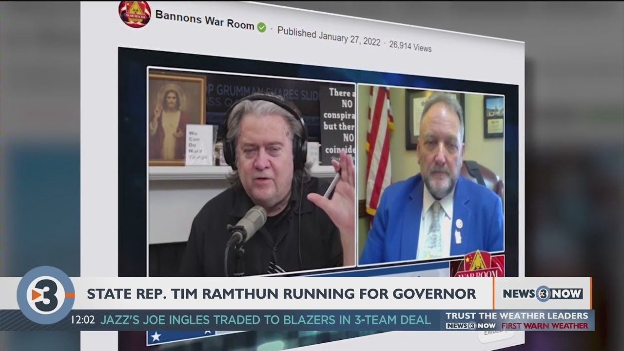 State Rep. Tim Ramthun files to run for Wisconsin governor - YouTube