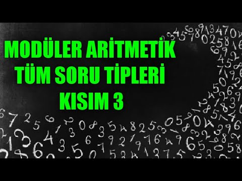 TYT - Modüler Aritmetik Soru Çözümü 1.Kısım