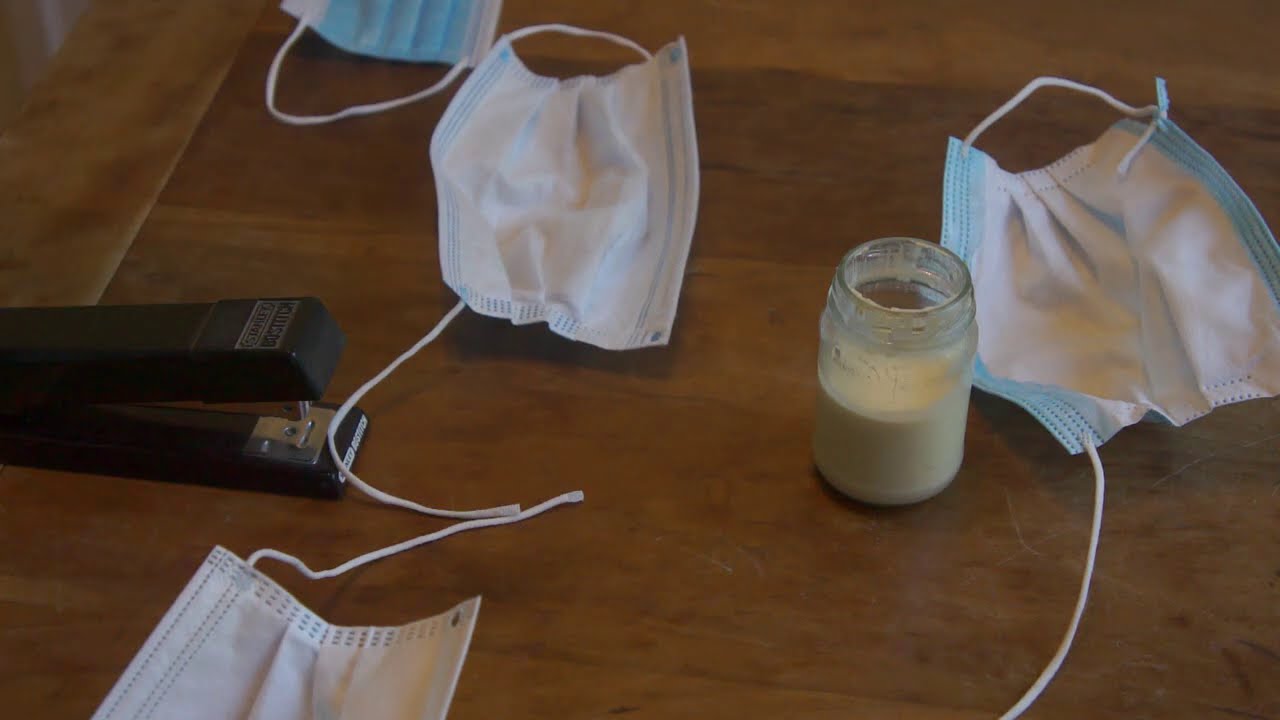 How to Repair Broken Straps on a Face Mask - YouTube