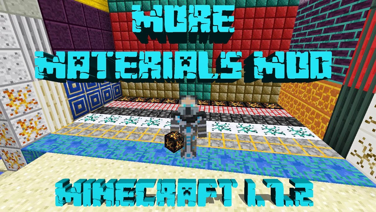MINECRAFT | REVIEW DEL MOD MORE MATERIALS - BLOQUES PARA DECORAR ...