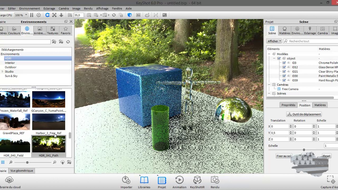 tuto keyshot rendu simple - YouTube