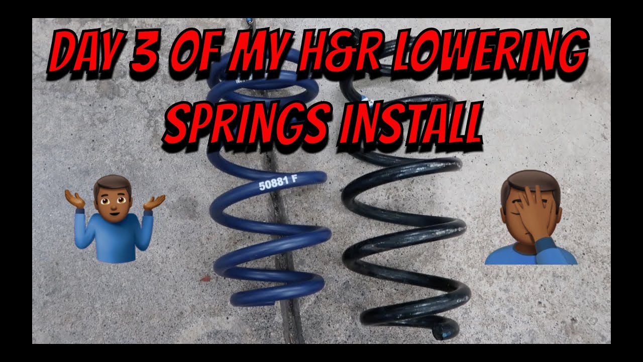 How to install H&R lowering springs on a AWD 300s, Charger, Challenger ...