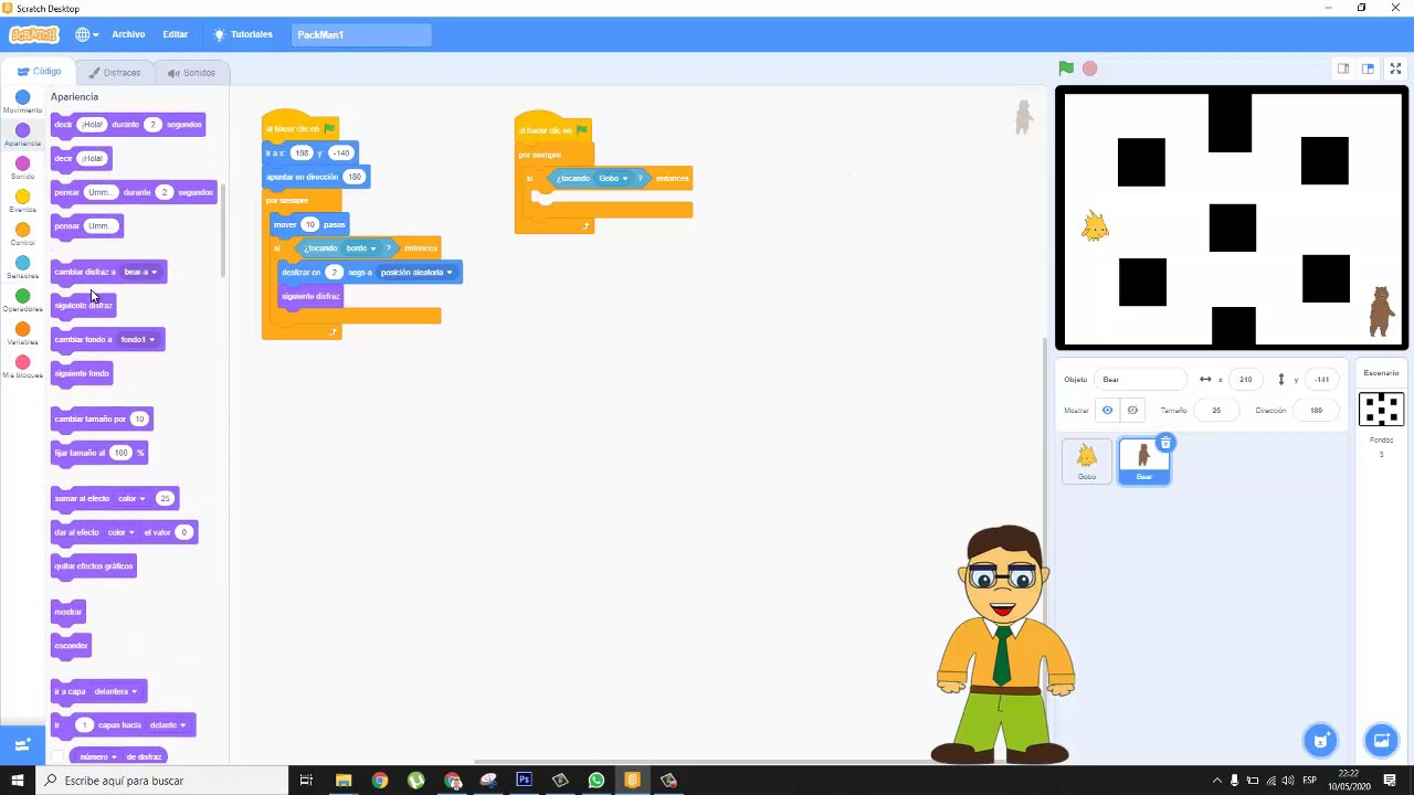 SCRATCH: PackMan Parte - 2 - YouTube
