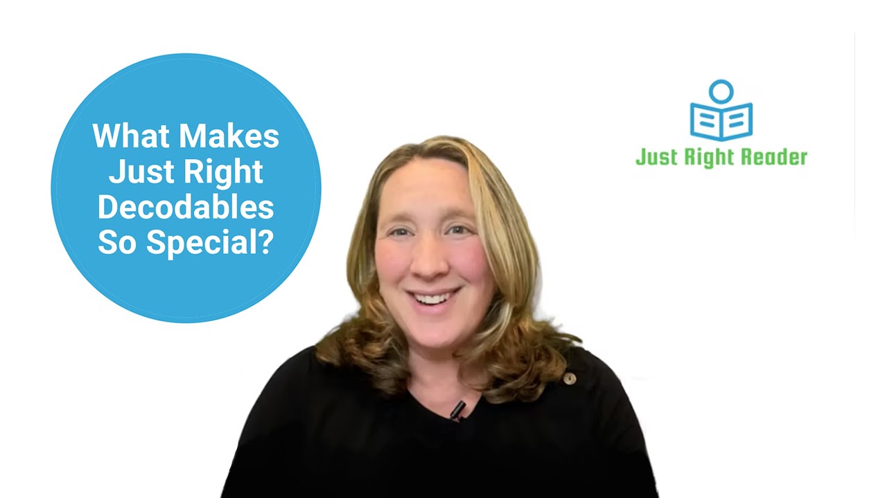 Decodable Books by Just Right Reader - YouTube