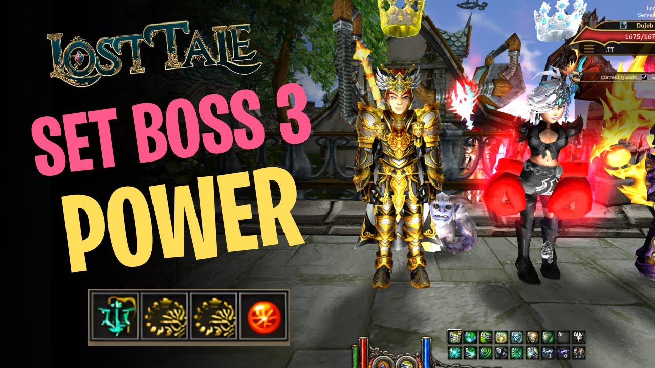 Jogando Lost Tale com o último SET BOSS do Servidor de Priston #Priston ...