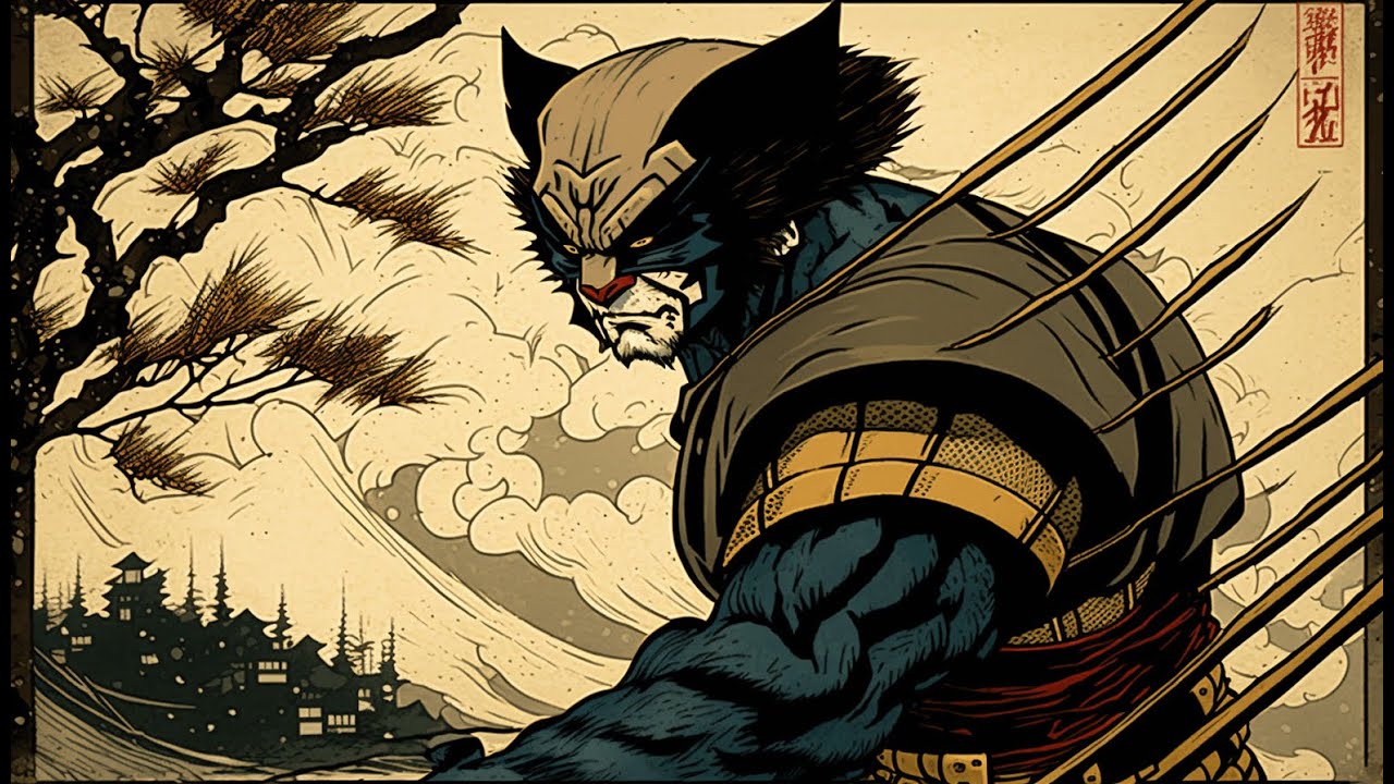 Marvel Heroes reimagined in Ukiyo-e art style - YouTube