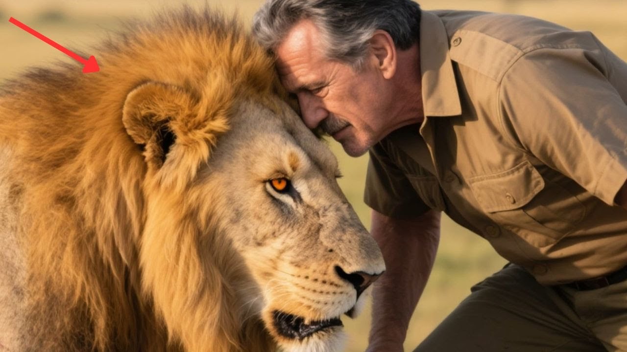 Lion Reunites With His Rescuer After Years, What Happens Next Is ...