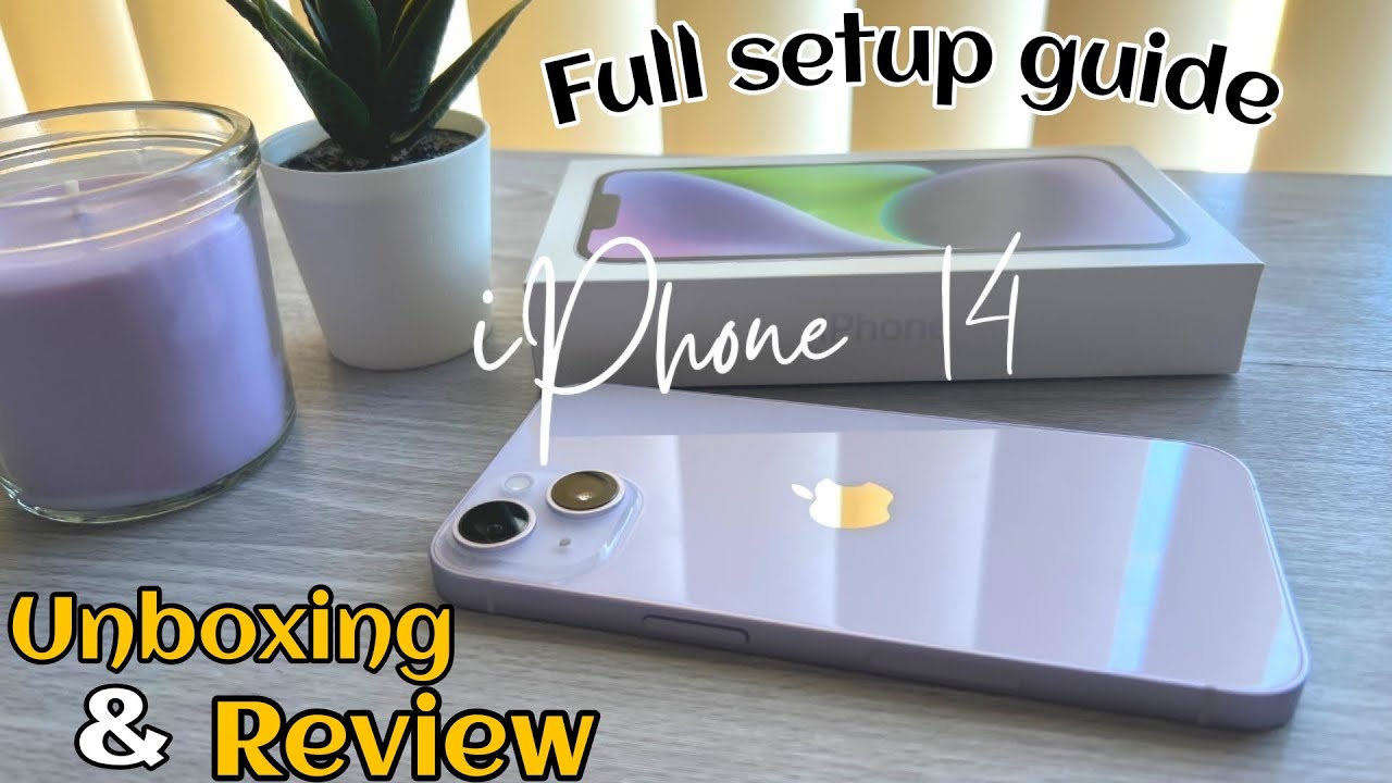 iPhone 14 Unboxing, First impression & Full Setup🔥🔥 - YouTube