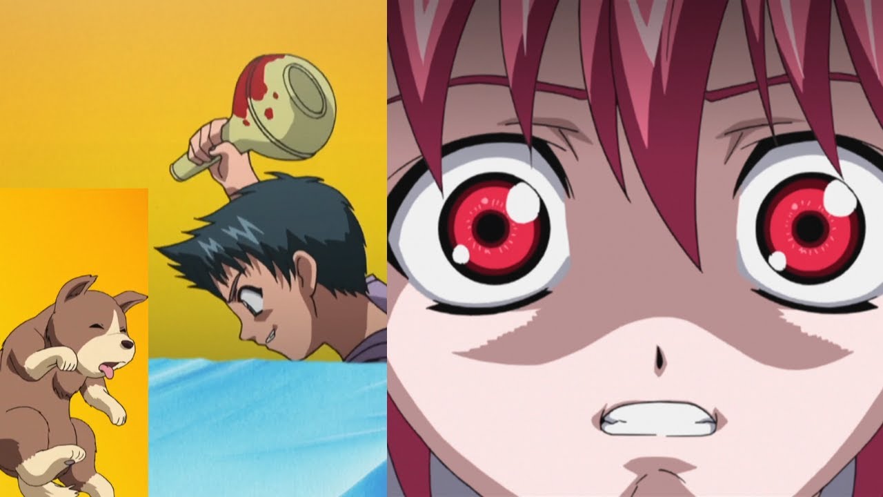 NUNCA MALTRATE UM CACHORRO NA FRENTE DA LUISA MEL OU DA LUCY || Elfen Lied - YouTube