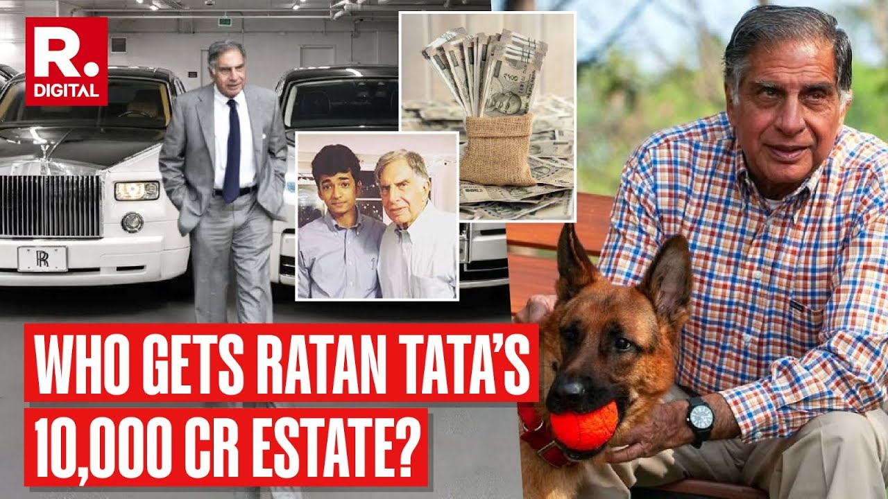 Ratan Tata Leaves 10,000 Cr Estate To Shantanu Naidu, Pet Dog Tito ...