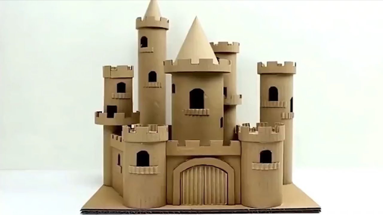 Amazing Make a Cardboard Castle. - YouTube
