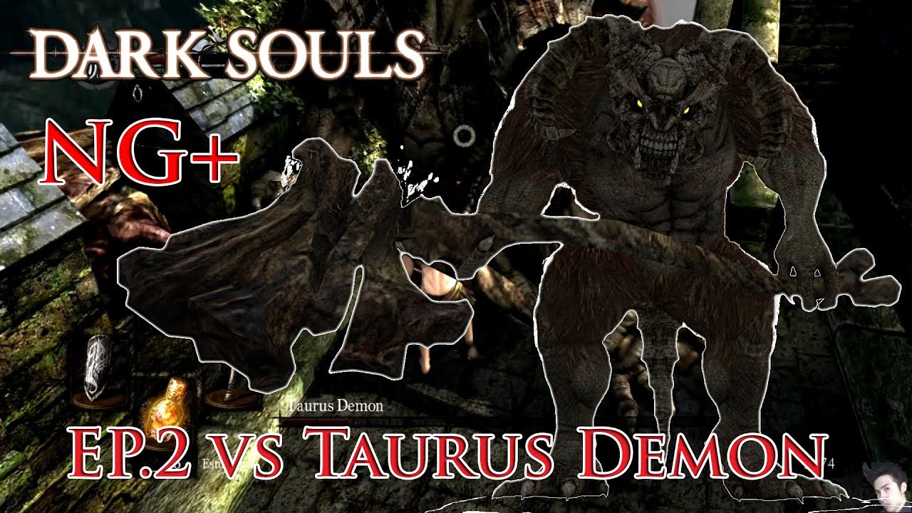 Dark Souls 1 Boss Fight (NG+) Taurus Demon - YouTube