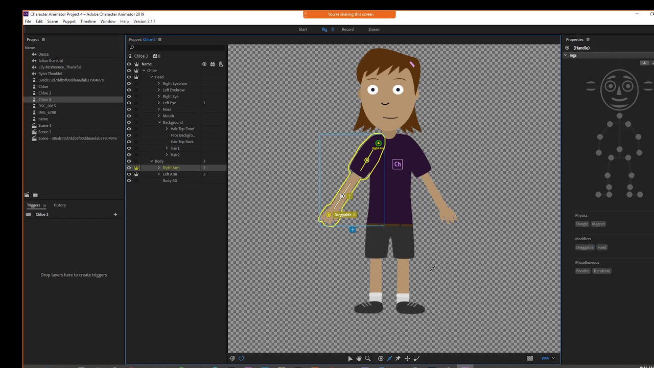 Character Animator Rigging - YouTube