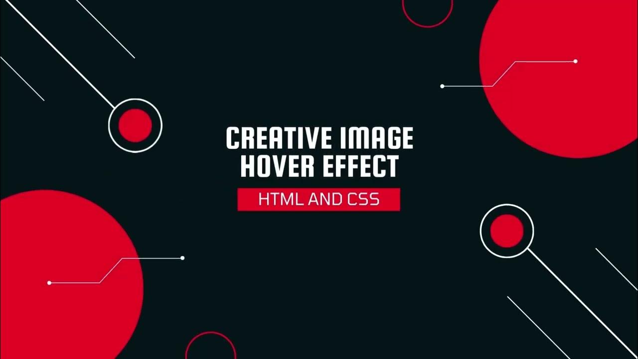 Creative image hover effect Html/Css - YouTube