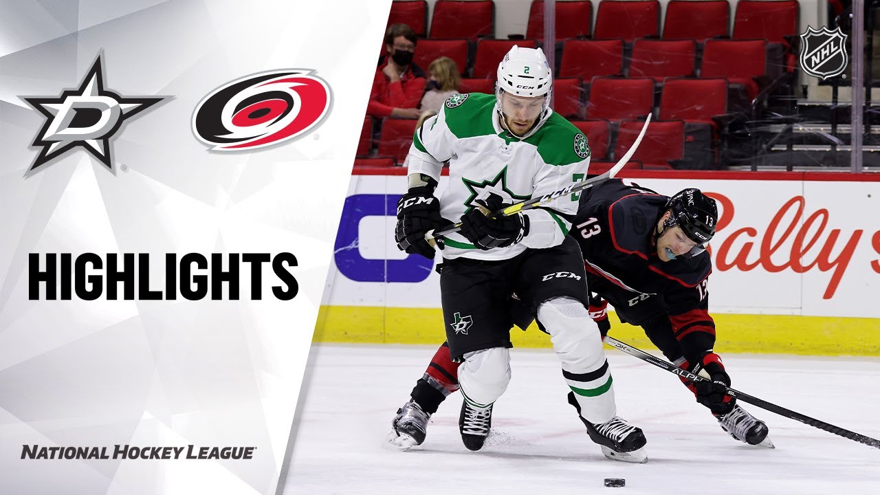 Stars @ Hurricanes 4/3/21 | NHL Highlights - YouTube