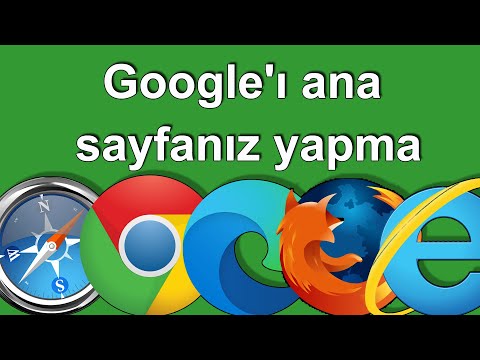 TR- Google ı ana sayfanız yapın - Tarayıcınızın giriş sayfasını değiştirme