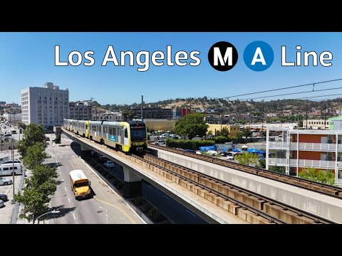 Exploring the Los Angeles Metro 'A' Line - YouTube