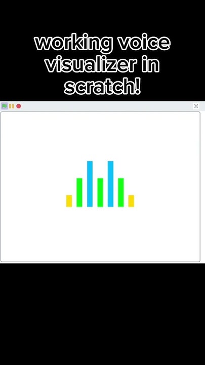 Working voice visualizer! #shorts #scratch - YouTube