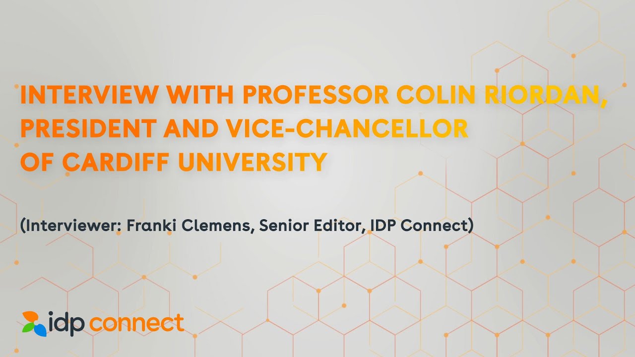 Interview with Professor Colin Riordan, President and Vice-chancellor ...