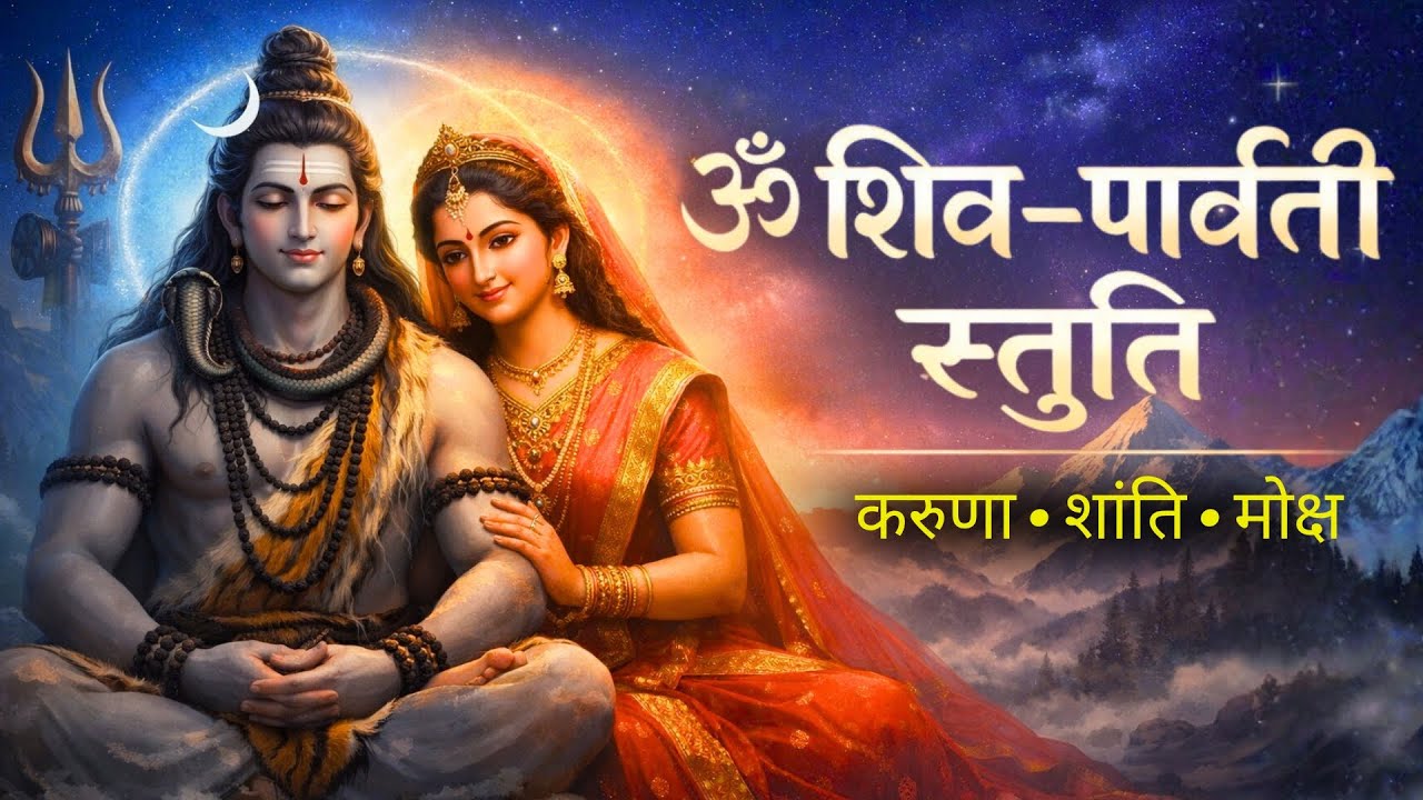 शिव–पार्वती स्तुति 🌺 | Shiv Parvati Stuti | Peaceful Meditation ...