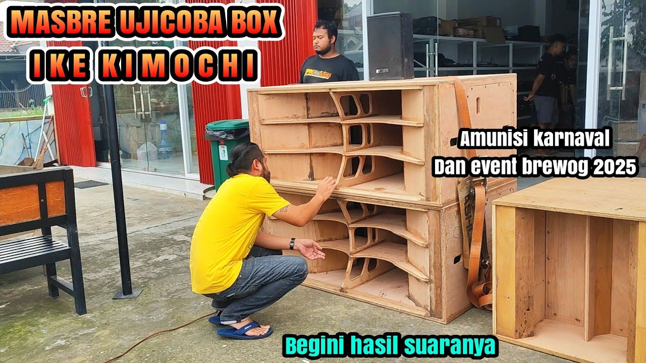 Brewog ujicoba box ike kimochi, amunisi karnaval dan event 2025 begini hasil suaranya - YouTube