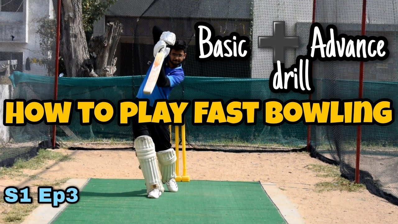 how to play fast bowling in cricket | Basic Advance | Cricket tips (S1 ...