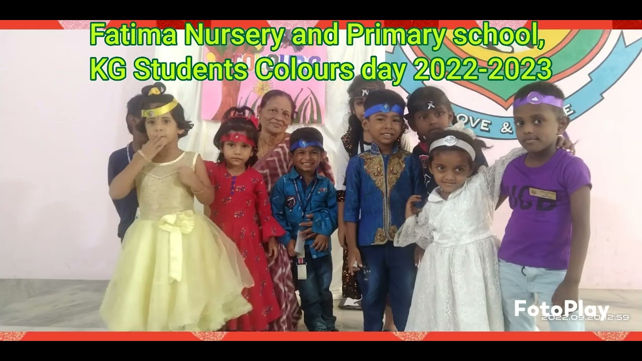 Colours day 2022-2023 KG kids Enjoy Learning colours... - YouTube
