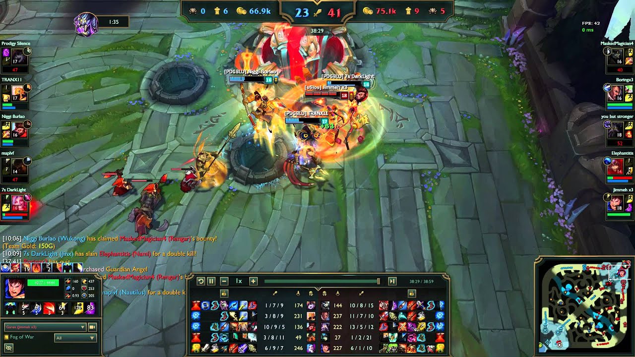 Pentakill by Jimmeh x3 as Garen - YouTube