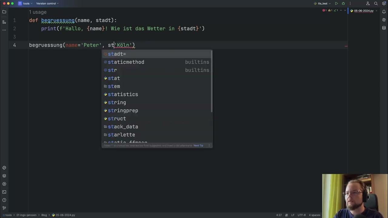 Python Funktionen leicht erklärt - So nutzt Du sie richtig! - YouTube