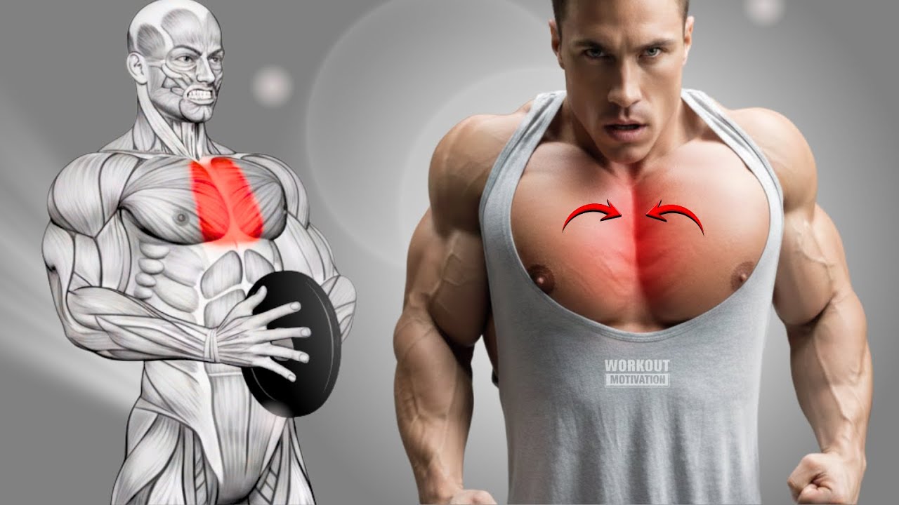 8 Best Exercises to Grow Inner Pecs Line - YouTube