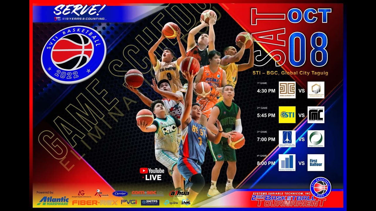 SVTI's Basketball Tournament I Week 6 I Oct. 8, 2022 I 04:30 PM I STI ...