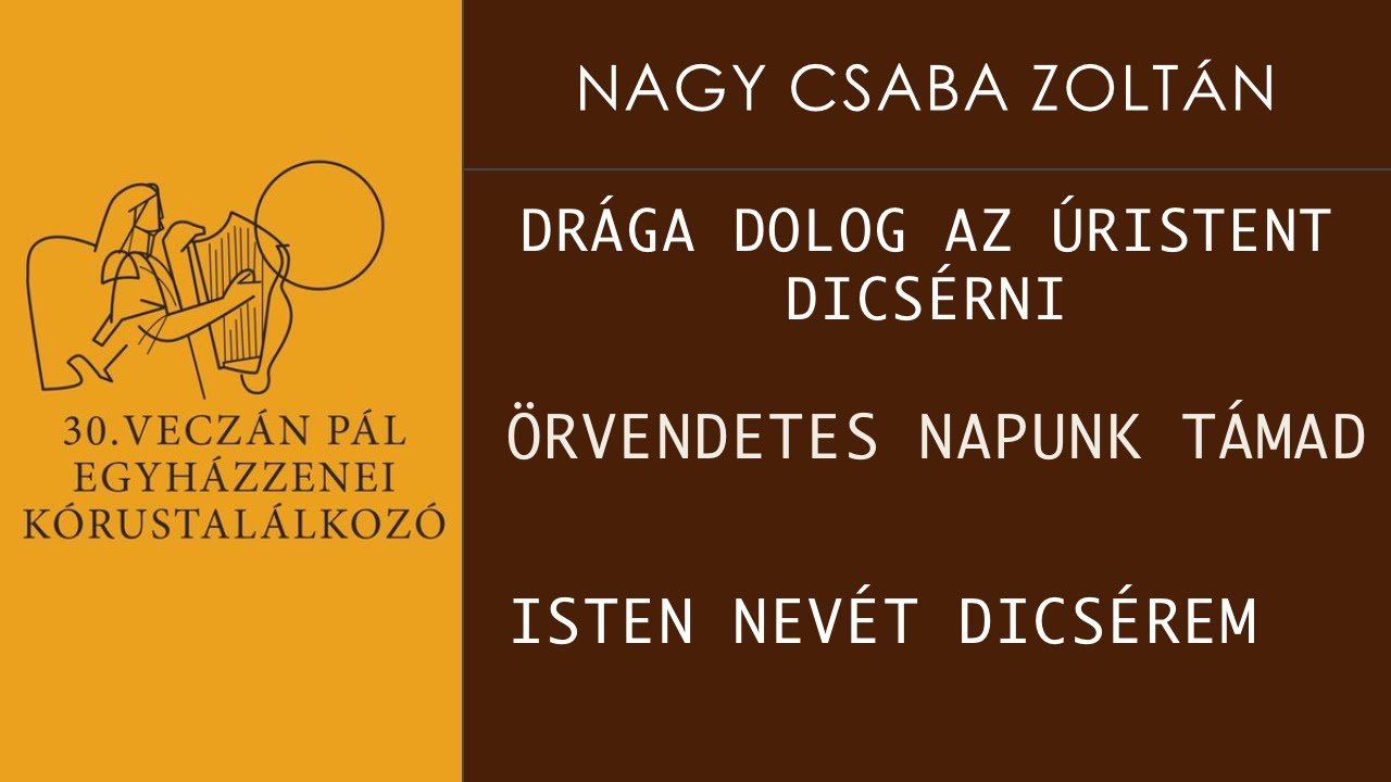 Nagy Csaba Zoltán műveit az Egyesített Gyermekkar énekli - YouTube