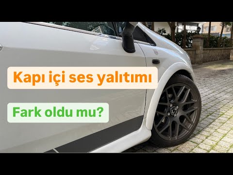 Fiat Punto/ Kapı içi ses yalıtım uygulaması