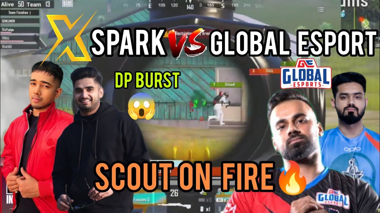 🔥TeamXspark Vs Global Esports 4vs4 in Thug Invitational🇮🇳Scout 1vs2😱#bgmi #scout #scrims - YouTube