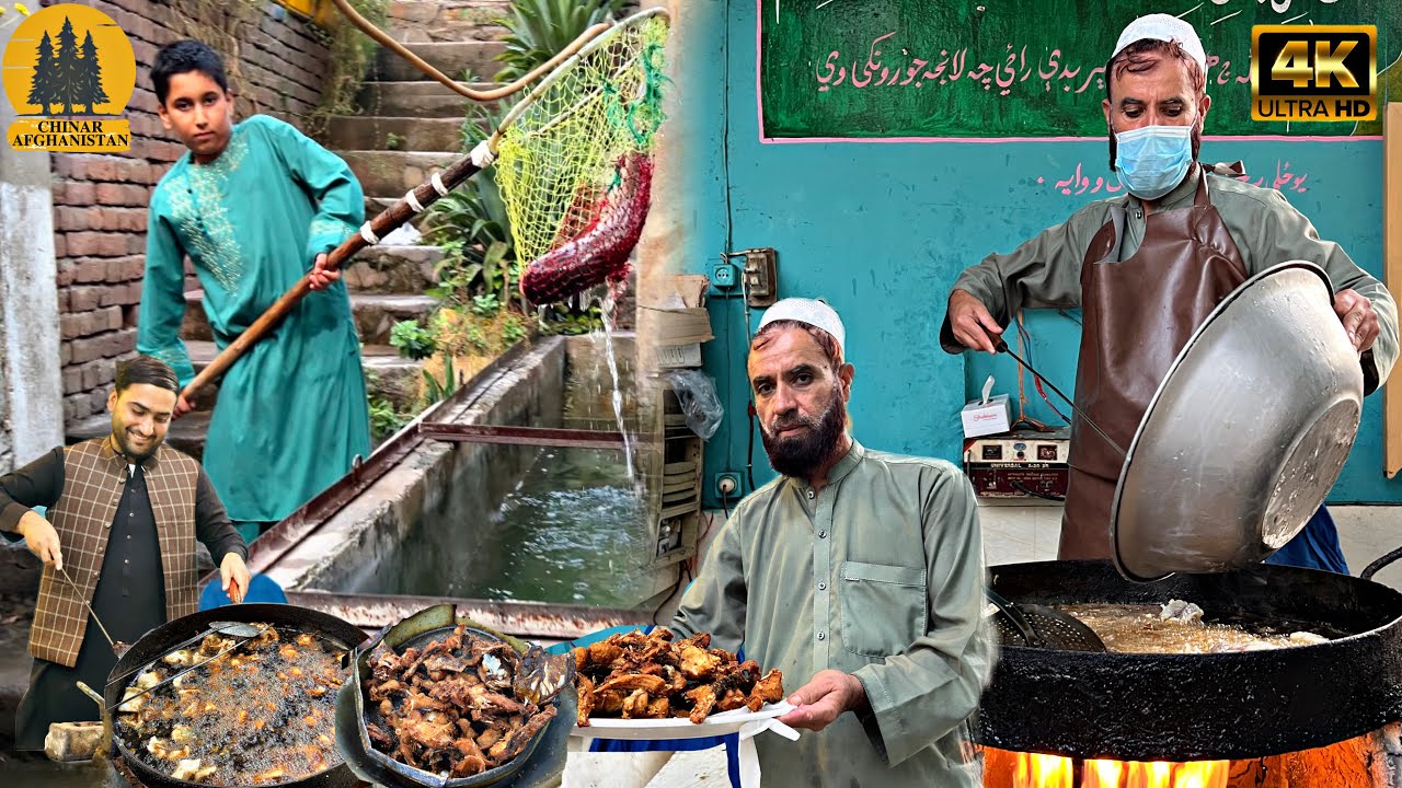 Afghan Street Food Delights | Fresh Fish Fry & Traditional Cooking ...