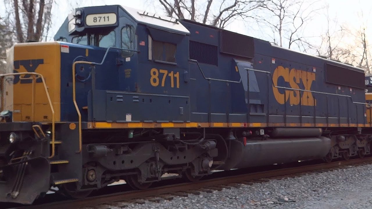 Rare! EMD SD40, SD50, & SD60 in a Row - YouTube