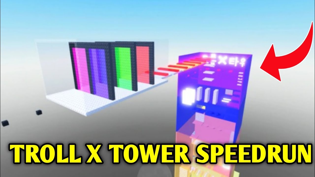 Roblox Troll Tower Tutorial Speedrun | Complete Walkthrough - YouTube