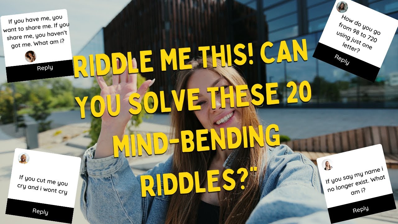 Test Your Wits! 20 Tricky Riddles to Challenge Your Brain! 💡 - YouTube