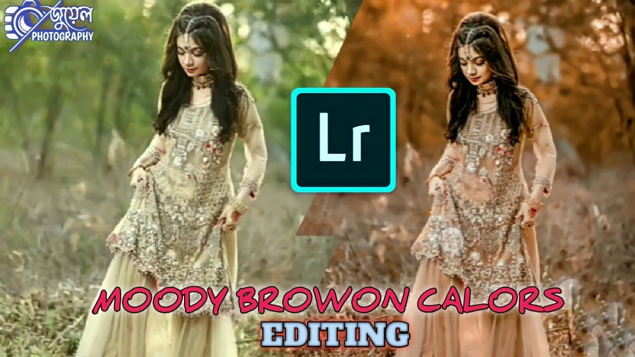 Moody Browon calors Photo Editing With Lightroom। bangla tutorial।201 ...