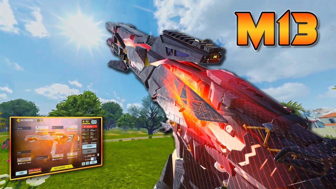 THIS M13 GUNSMITH IS A LASER iN MID TO LONG RANGE FIGHTS 🤯 BEST M13 ...