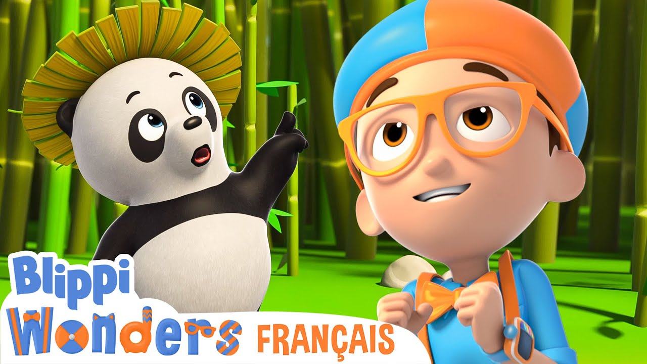 Panda Mignon 🔎 Un spectacle animé de Blippi Wonders - Apprendre c'est ...