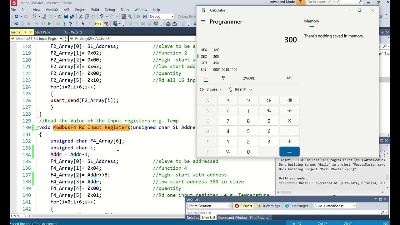 Modbus Function 4 Reading single input register Video 1 - YouTube