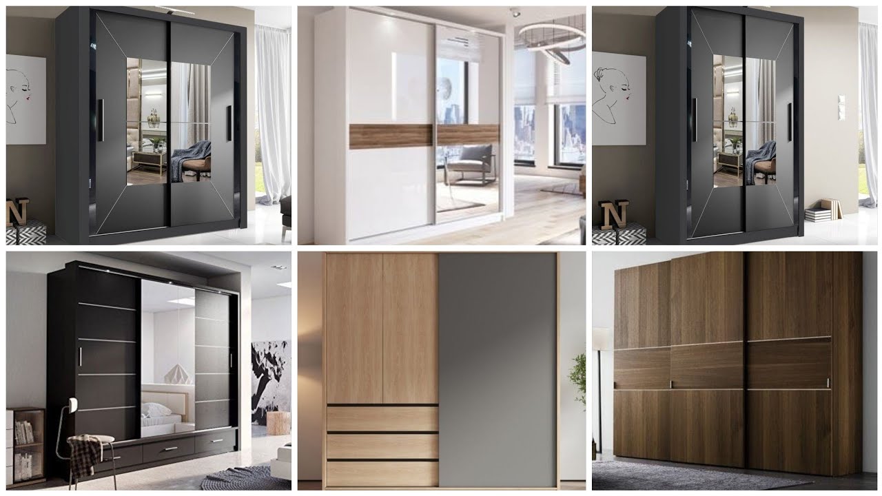 sliding door wardrobe designs for bedroom || almirah designs - YouTube
