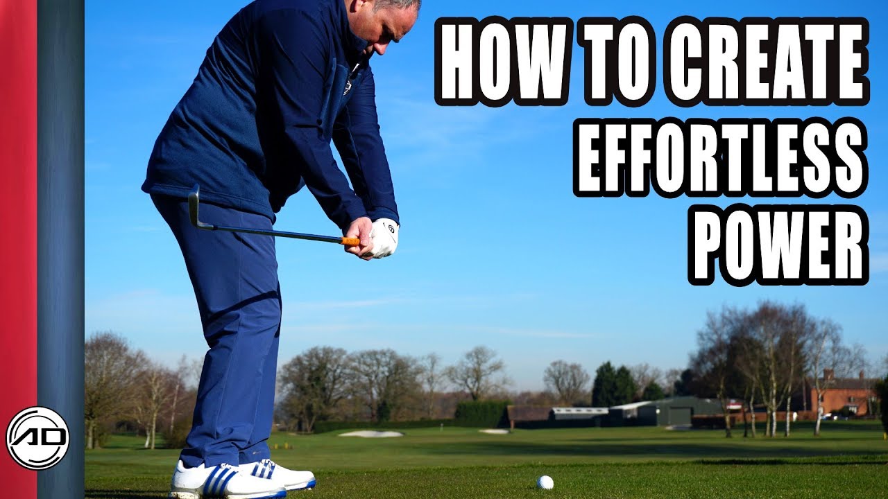 How To Get Effortless Power In Golf - YouTube