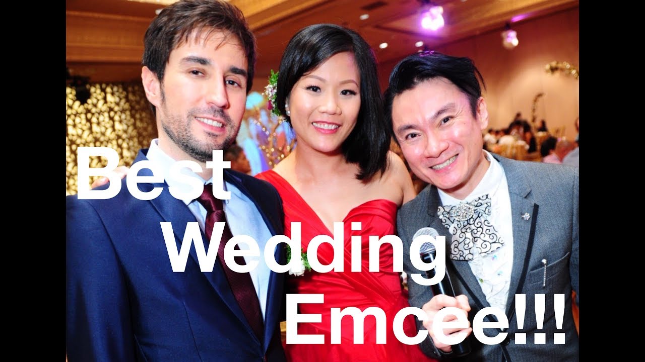 SINGAPORE WEDDING EMCEE-SINGER Alex Tan Sing-French Theme - YouTube