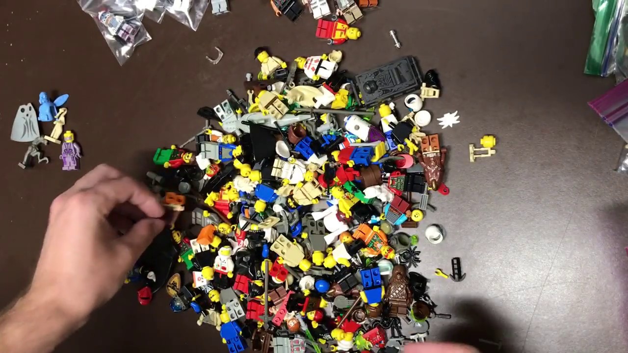 LEGO minifigures haul tons of rare and unique figs! - YouTube