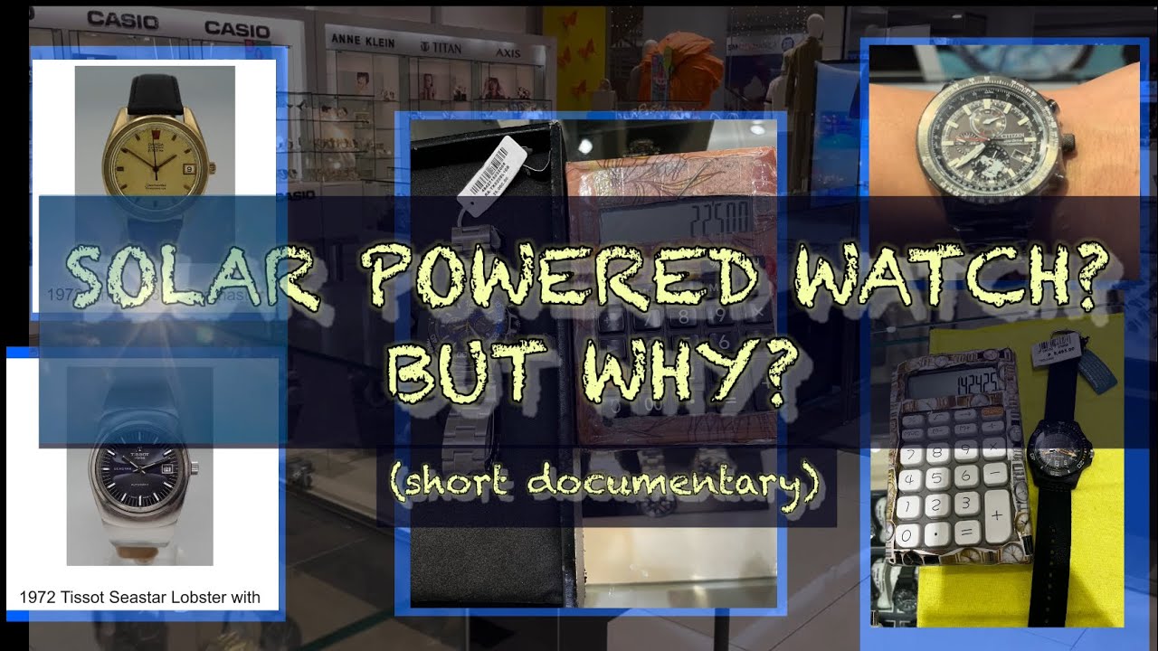 HISTORY OF SOLAR POWERED WATCH || (CITIZEN WATCH, EDIFICE SOLAR, SEIKO ...